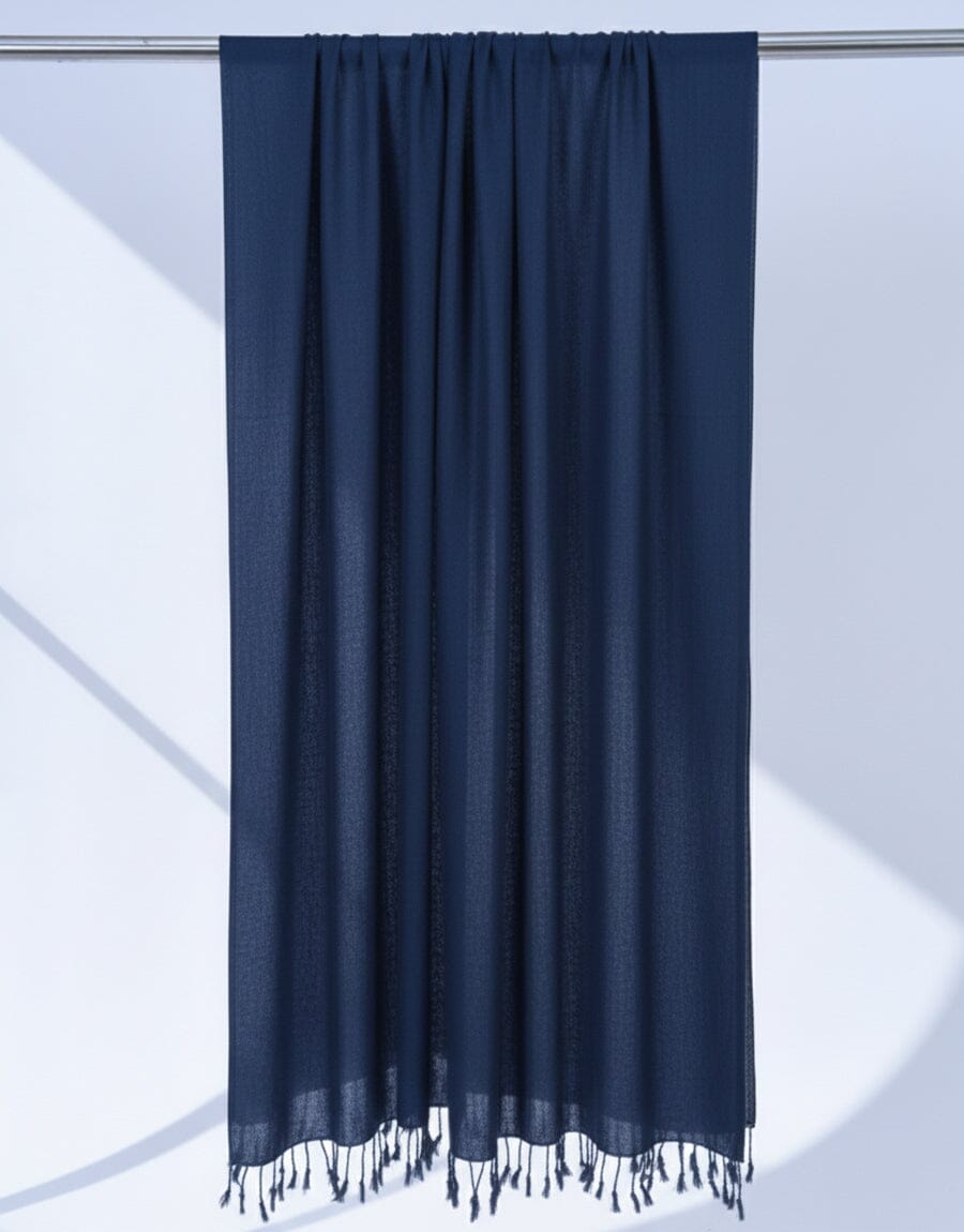 Plain Shawl-Blue – ONIEO